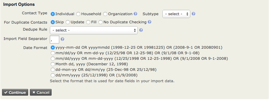 Importer des données dans CiviCRM - Guide d'utilisation et d'administration de CiviCRM - CiviCRM ...